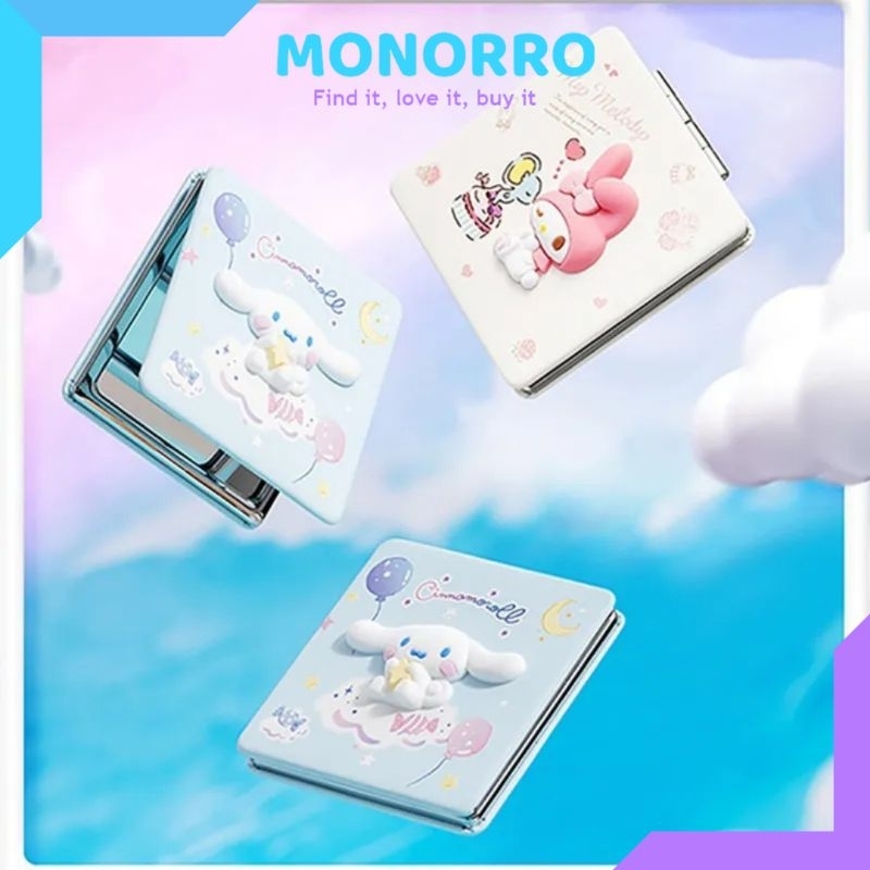 Jual Cermin Mini 2 sisi Sanrio Cermin Lipat Sanrio Minisi | Shopee ...