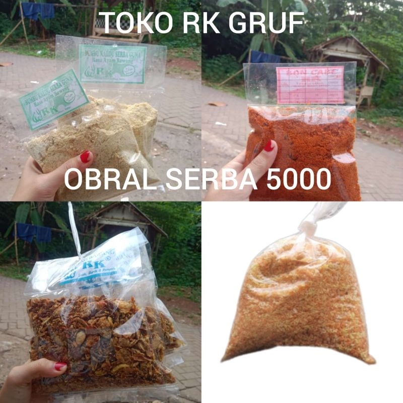 Jual bawang goreng bumbu seblak bon cabe panir roti dll serba goceng ...