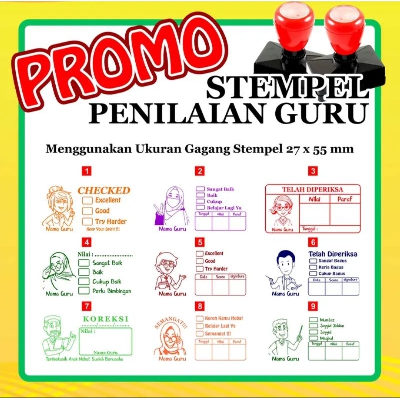 Jual stempel penilaian guru termurah kualitas nomor 1 | Shopee Indonesia Jual stempel penilaian guru termurah kualitas nomor 1 | Shopee Indonesia