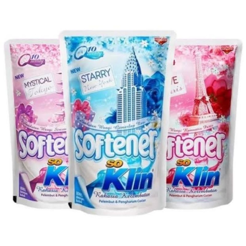 Jual So klin softener pakaian 820ml soklin pewangi 800 ml | Shopee ...