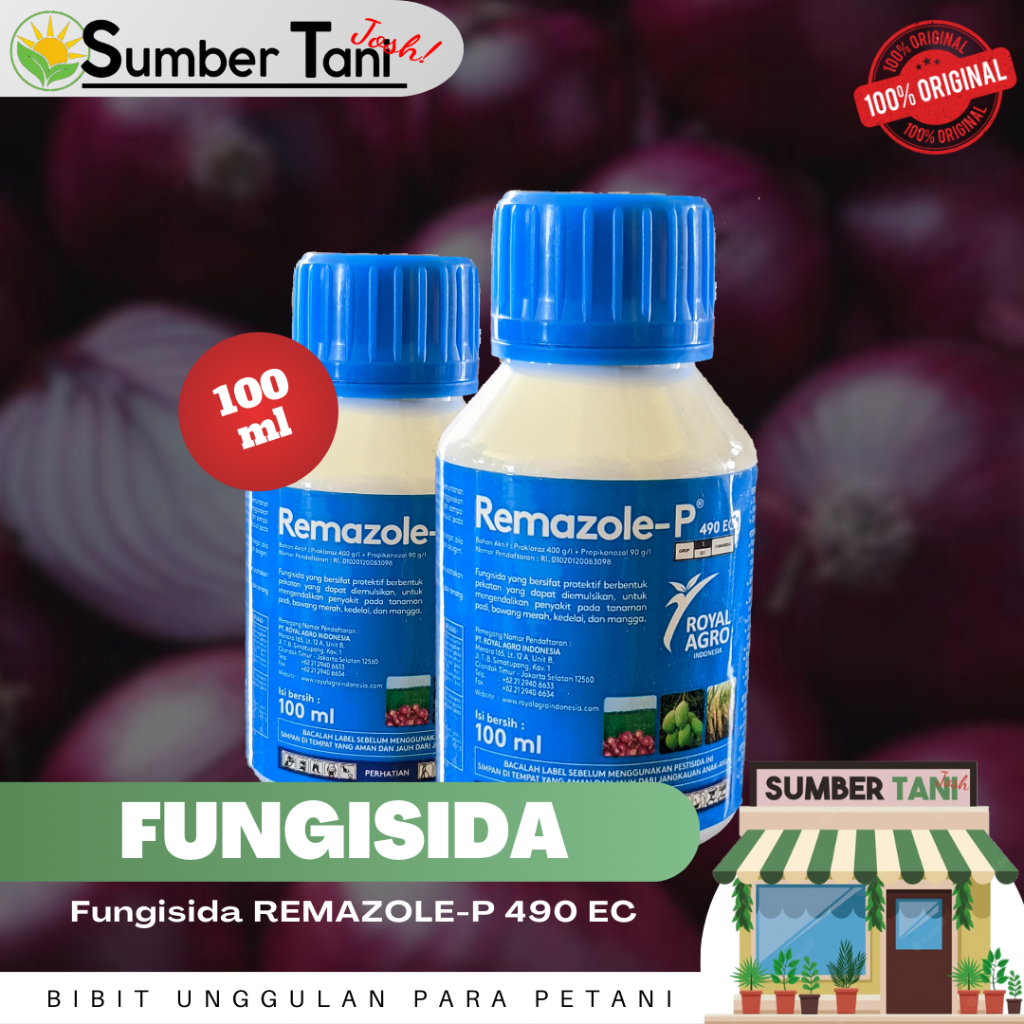 Jual Fungisida REMAZOLE-P 490 EC - 100ml Royal Agro Indonesia | Shopee ...