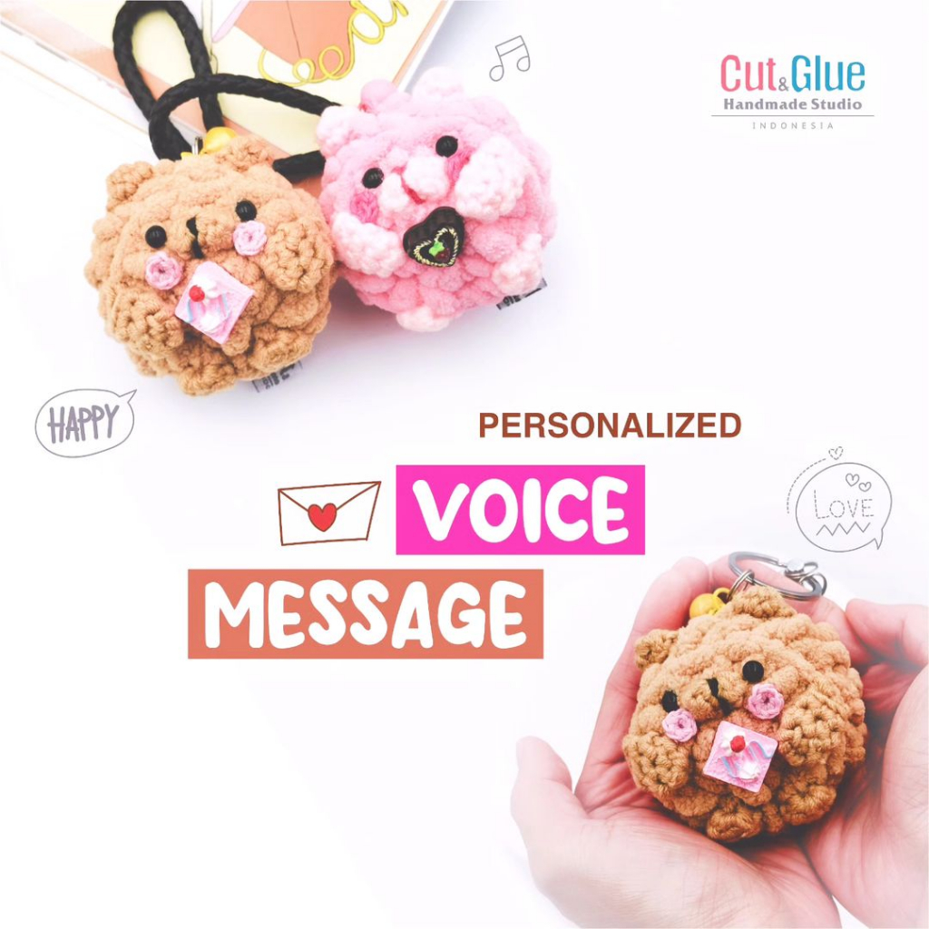 Jual Boneka perekam suara voice recorder beruang choco rose kado hadiah ...