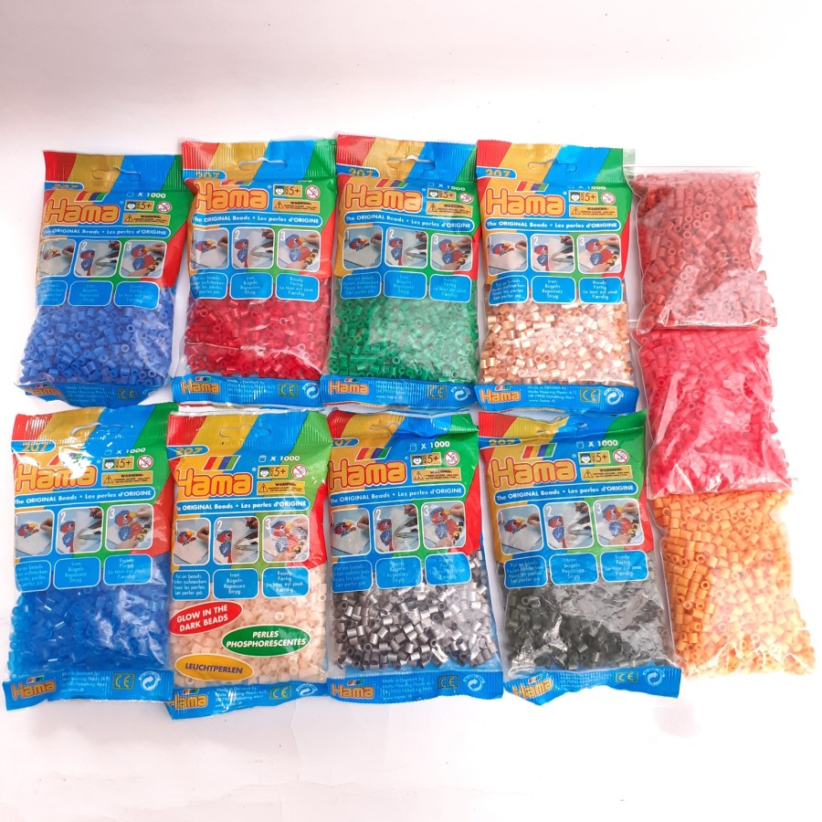 Jual Hama Beads Isi 1000pcs ( Base Colour ) | Shopee Indonesia