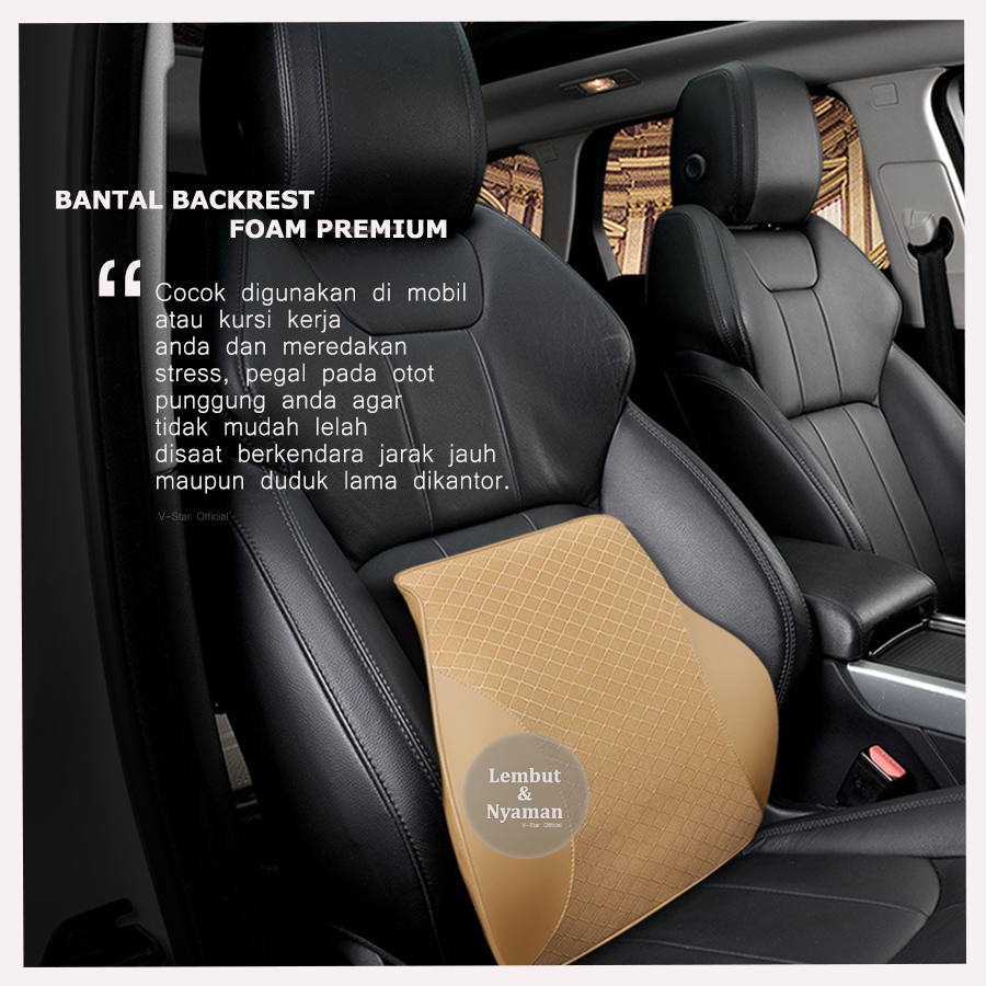 Jual Bantal Ganjal Punggung Pinggul Mobil Senderan Kursi Kantor ...