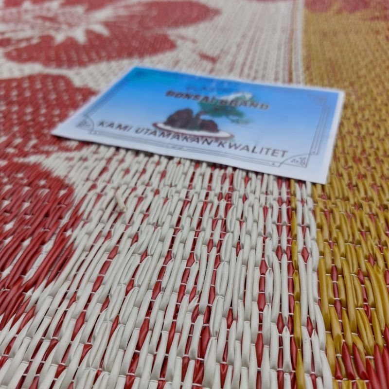 Jual Tikar Plastik Rumput 3x4 Lipat Cap Bonsai Brand | Shopee Indonesia