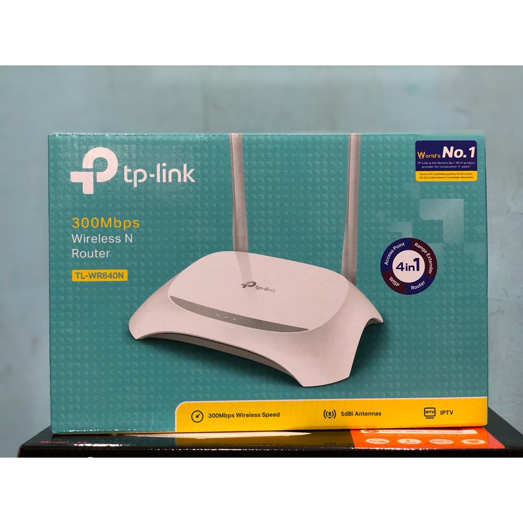 Jual TP-LINK WiFi Wireless Router 300Mbps - TL-WR840N - White | Shopee ...