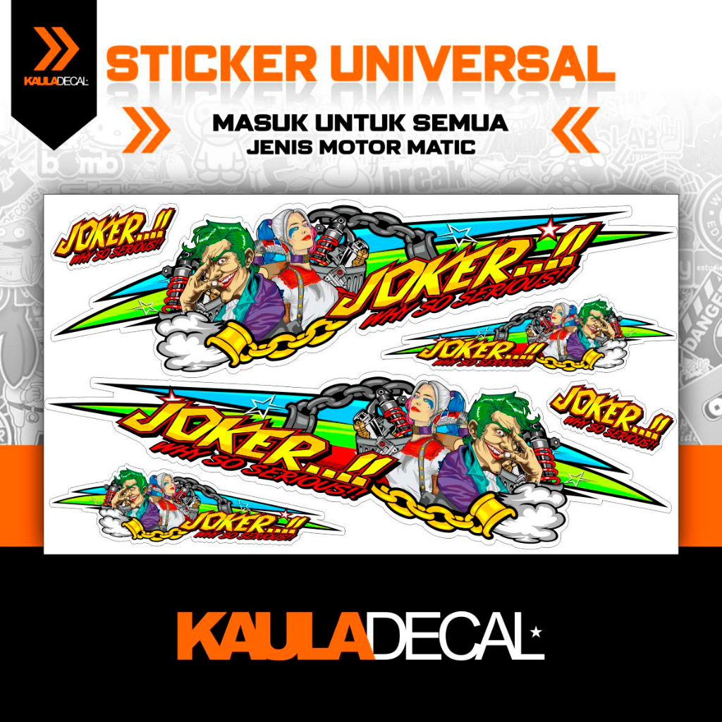 Jual STIKER STRIPING MOTOR ALL MATIC MOTIF 671 / UNIVERSAL MATIC ...