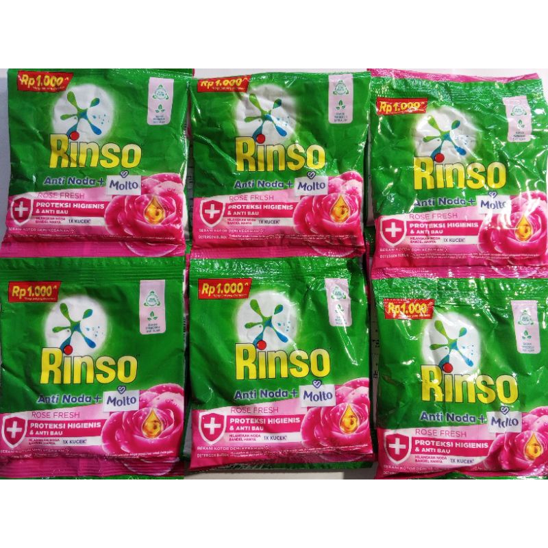 Jual Rinso Sachet isi 6pcs @40g | Shopee Indonesia