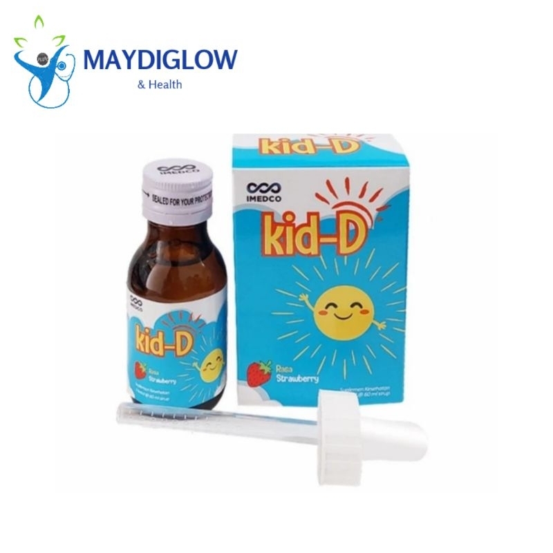 Jual Kid D Drops 400 IU 60 ml Syrup rasa strawbery Vitamin D anak ...