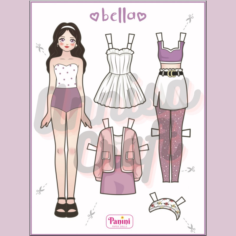 Jual Korean Paper Doll, Mainan Bongkar Pasang Kertas, Orang orangan ...