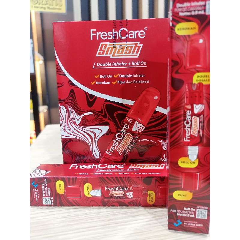 Jual Freshcare Smash, Minyak Angin Aromatherapy 4 in 1 (Roll On, Double ...