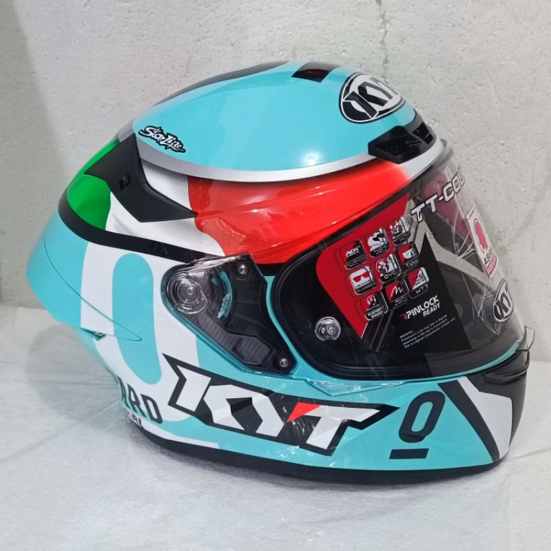 Jual HELM KYT TT COURSE LEOPARD DALLA PORTA MOTOGP | Shopee Indonesia