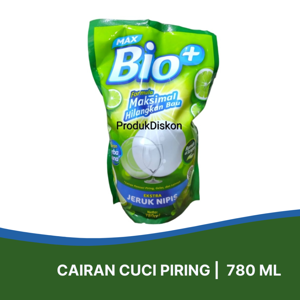 Jual BIO+ Sabun Cair Cuci Piring 780ML | Shopee Indonesia