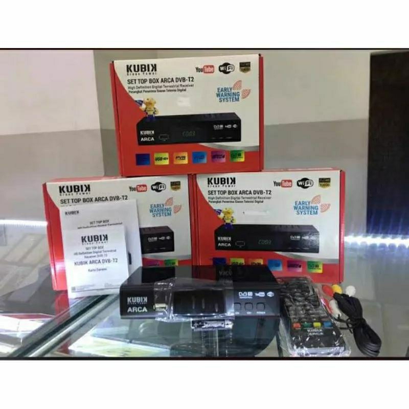 Jual STB RECEIVER TV DIGITAL SET TOP BOX KUBIK DVB T2 | Shopee Indonesia
