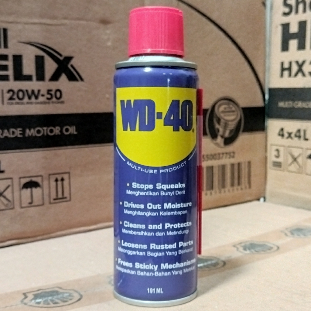 Jual CAIRAN ANTI KARAT DAN PELUMAS WD-40 WD40 WD 40 PENETRATING OIL 191 ML | Shopee Indonesia
