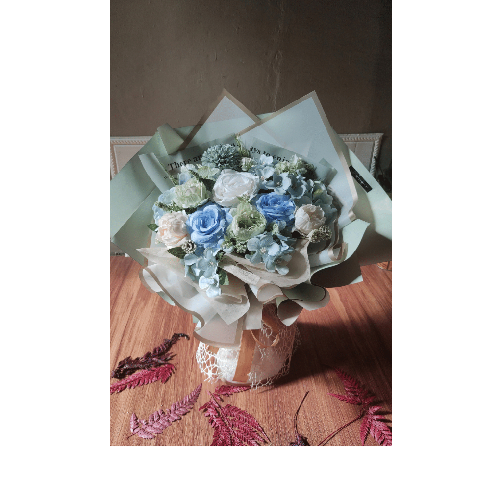 Jual Buket Bunga Artificial Rangkaian Buket Wisuda Anniversary Bouquet ...