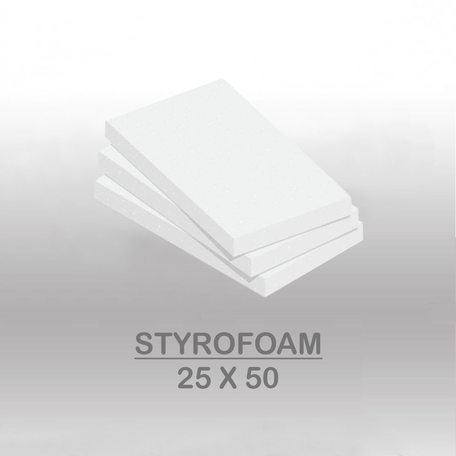 Jual Styrofoam Lembaran / Gabus / Styrofoam Ukuran 25x50 Papan ...