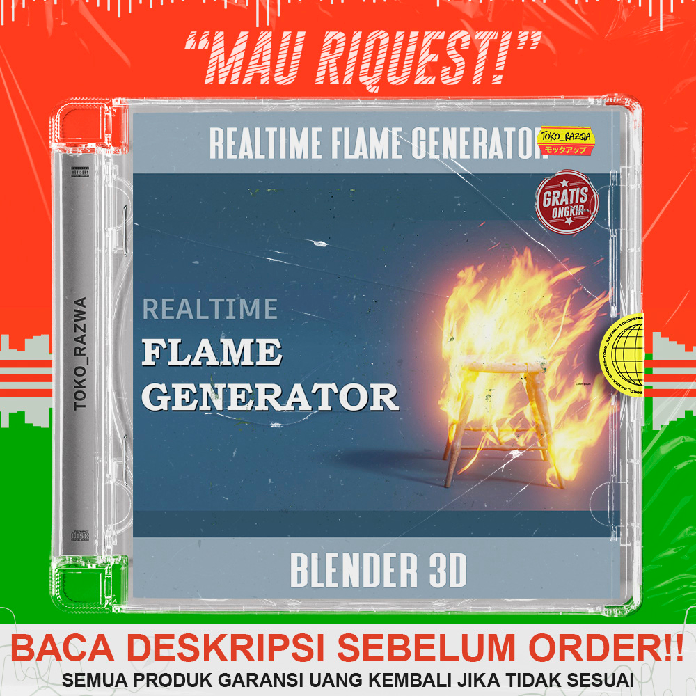 Jual Blender 3D - Realtime Flame Generator - 040823 | Shopee Indonesia