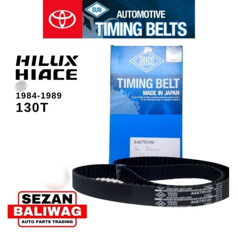 Jual Timingbelt Hiace Diesel 84-89 130T Gigi BULAT Merk SUN Jepang | Shopee Indonesia