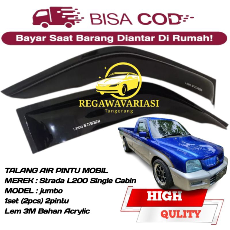 Jual talang air mobil Mitsubishi Strada L200 Single Cabin model Jumbo ...