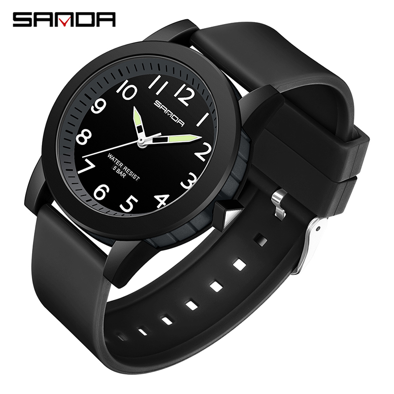 Jual SANDA 3220 Jam Tangan Pria Wanita Analog Sport Tali Silicone ...