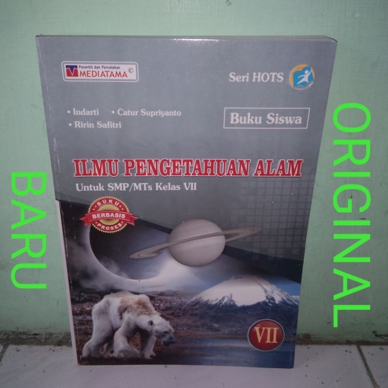 Jual Buku IPA Ilmu Pengetahuan Alam Kelas 7 VII 1 I SMP MTS Penerbit Mediatama Kurikulum 2013 ...