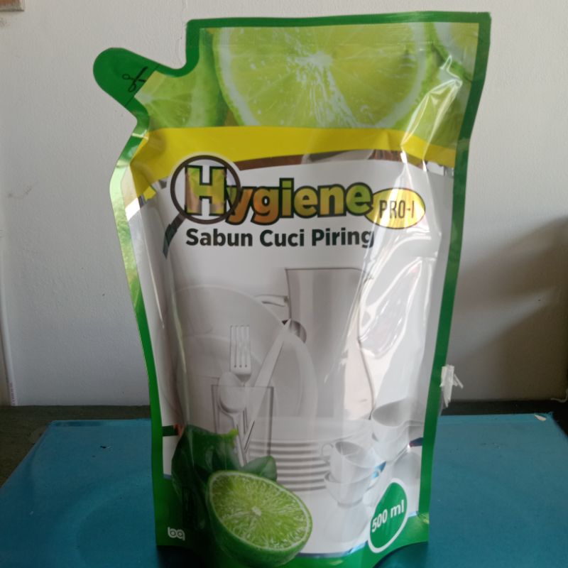 Jual Hygiene pro-l sabun cuci piring + spons 500ml | Shopee Indonesia