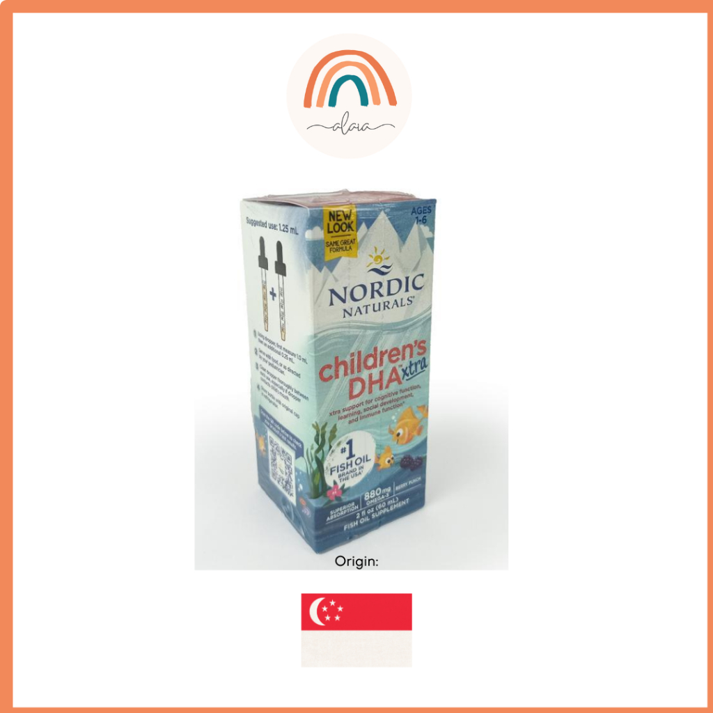 Jual Nordic Naturals Children’s DHA Xtra, Berry Punch - 60 Ml Usia 1-6 ...