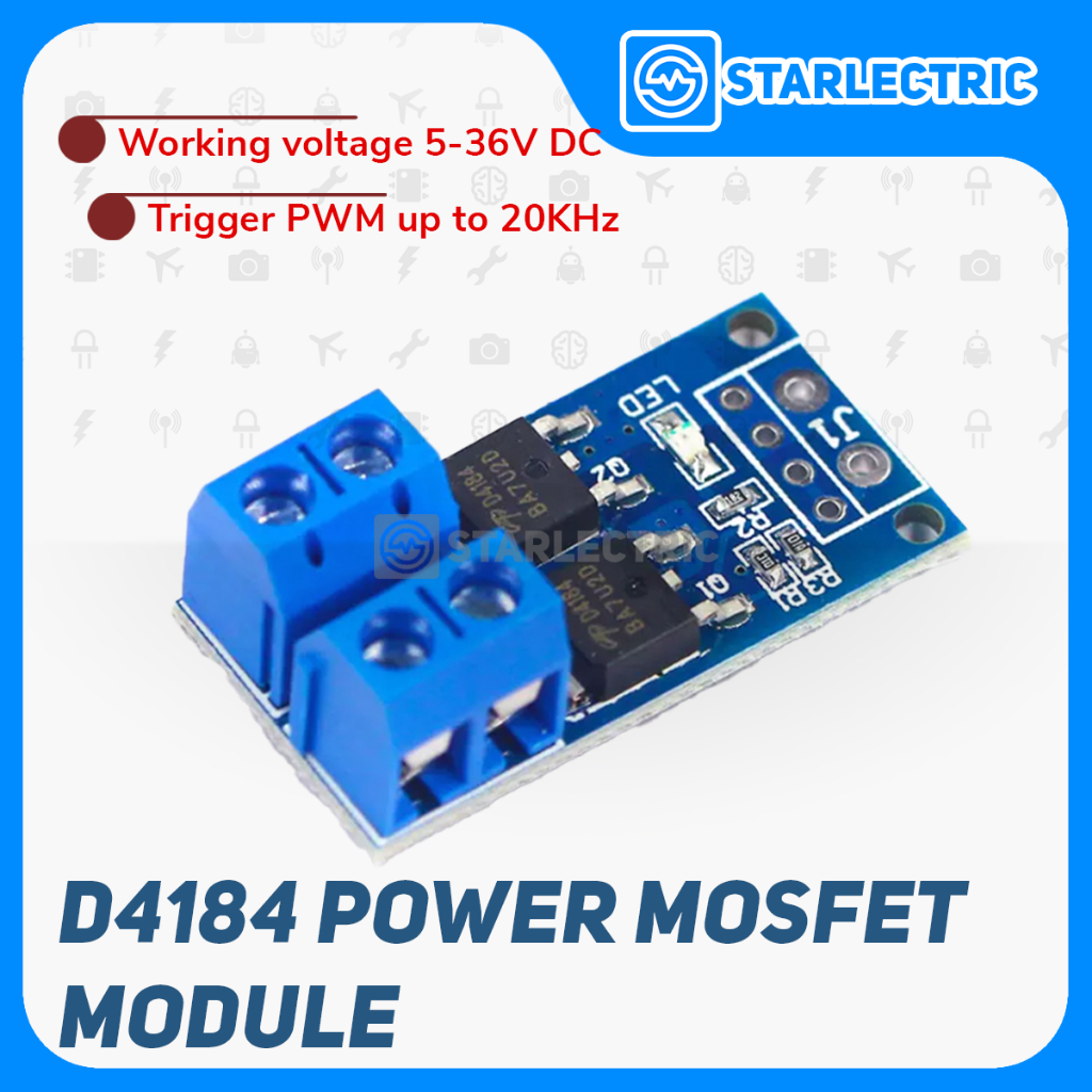 Jual D4184 High Power MOSFET Modul Switching Module PWM Trigger DUAL 4148 | Shopee Indonesia