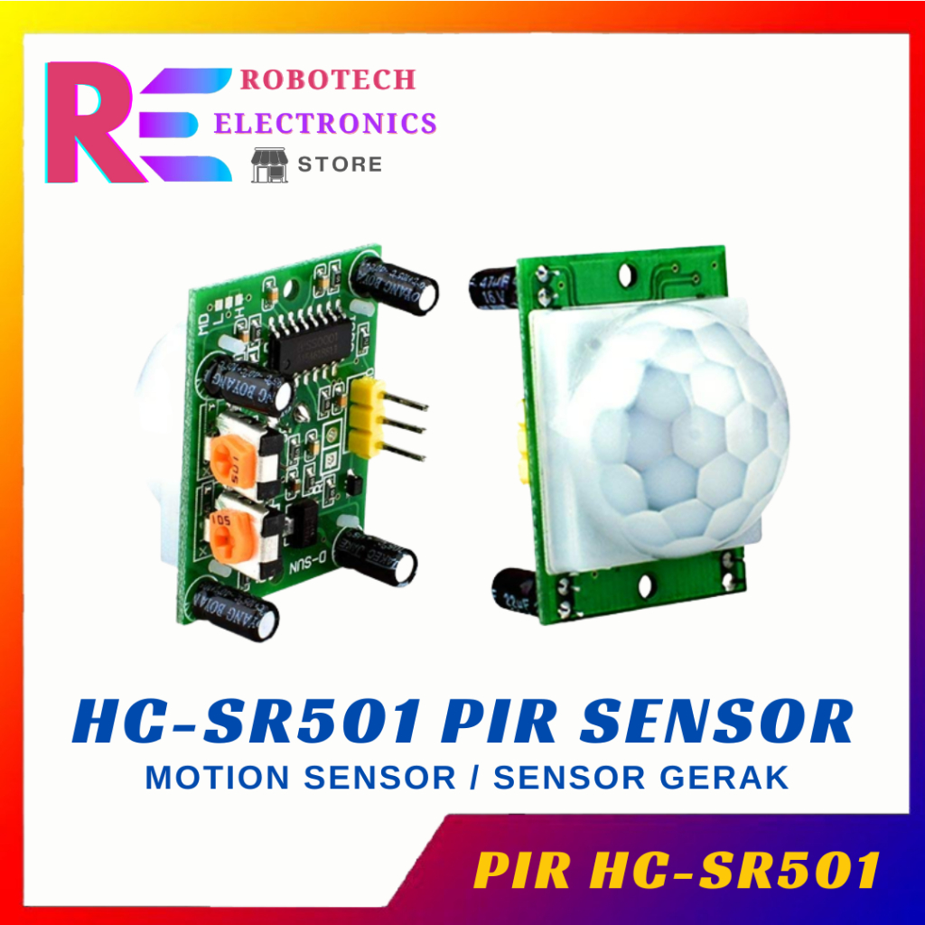Jual PIR Motion Sensor Detector Gerak HC-SR501 Module | Shopee Indonesia