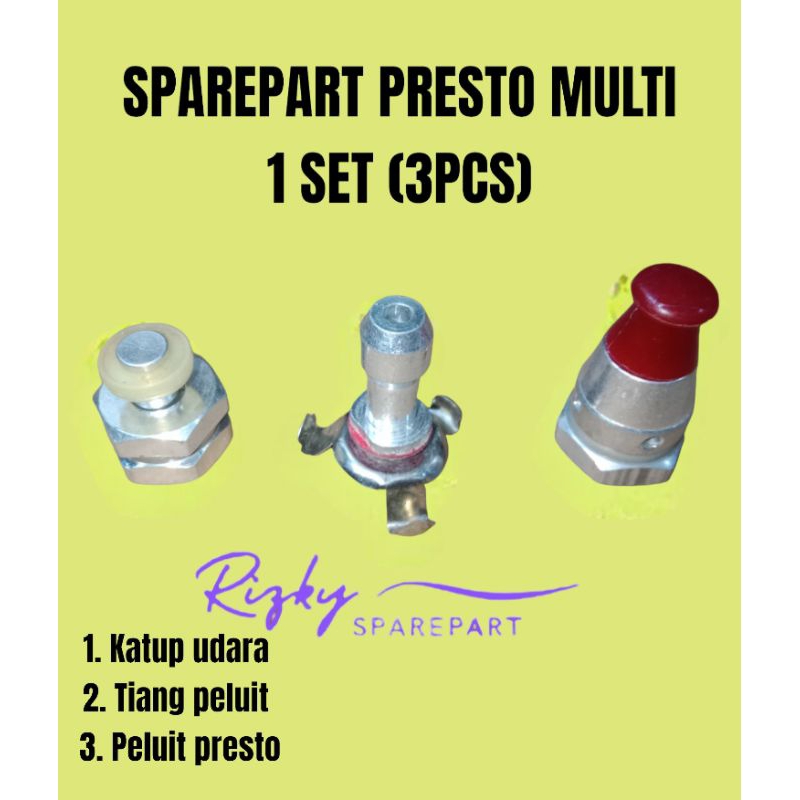 Jual Sparepart presto multi universal 1 set ( 3pcs) | Shopee Indonesia