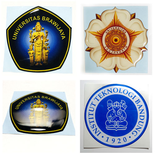 Jual Stiker LOGO UNIVERSITAS Stiker Emblem Timbul Lentur 3D | Shopee ...