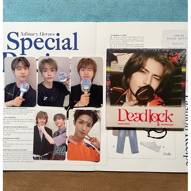 Jual PHOTOCARD PRE ORDER BENEFIT XDINARY HEROES LIGHTSTICK SOUNDWAVE ...