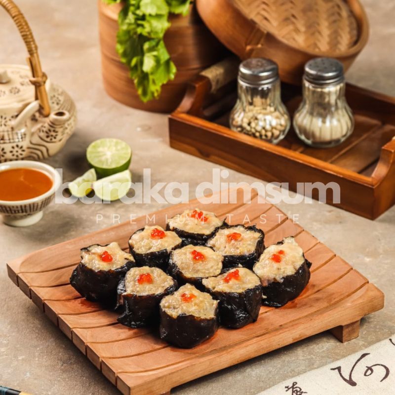 Jual Dimsum rumput laut isi 9 pcs Beku Halal 100% tanpa bahan pengawet ...