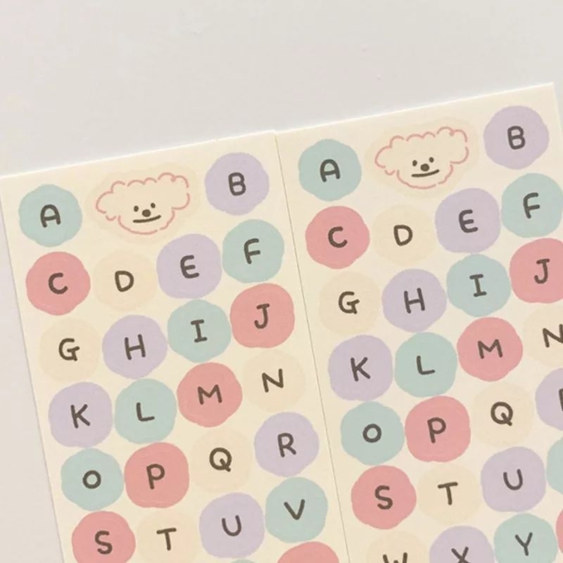 Jual Stiker Huruf Alphabet Motif Bear (SSS) | Shopee Indonesia