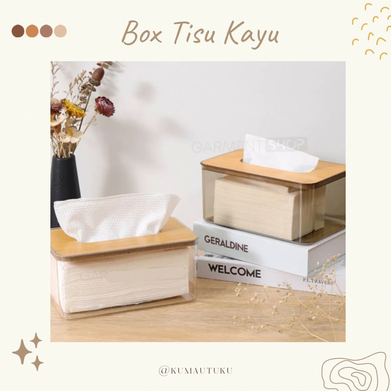 Jual Kotak Tisu Kaca / Kotak Tisu Kayu / Kotak Tisu transparan / Box ...