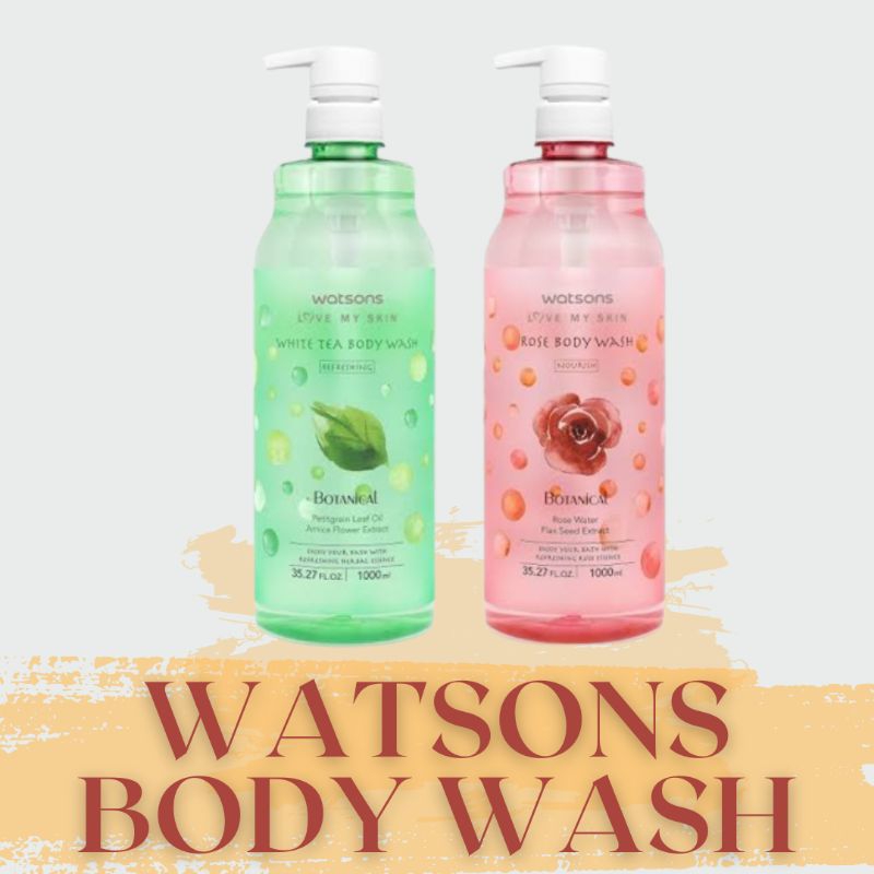 Jual Watsons Body Wash Botanical 1L | Shopee Indonesia