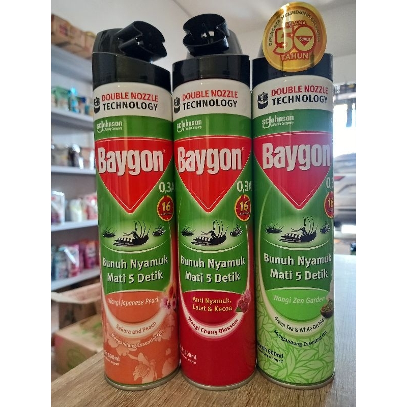 Jual baygon 600ml semprot nyamuk | Shopee Indonesia