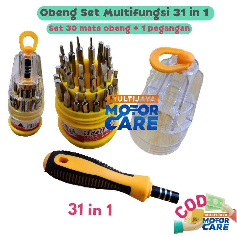 Jual Obeng Set Multifungsi 31 in 1 Serbaguna | Shopee Indonesia
