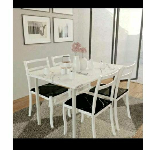 Jual Meja Makan DTM MARBLE//DTM SIMSON | Shopee Indonesia