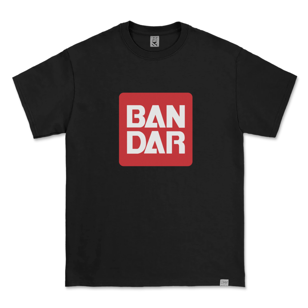 Jual Zerotwentytwo T-Shirt BANDAR Black | Kaos Pria Parodi Plesetan ...