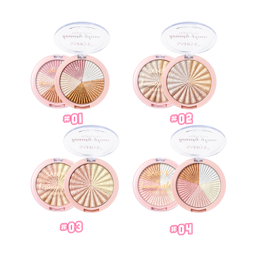 Jual SANIYE [ BPOM ] 5 Warna Glitter Highlighter Wajah Highlight ...