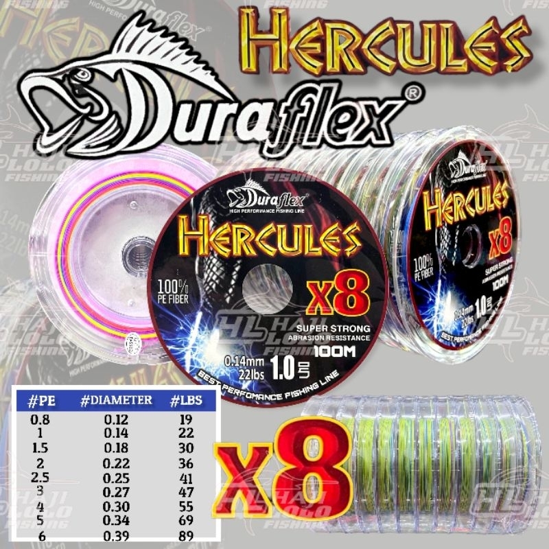 Jual Senar PE Duraflex Hercules | Shopee Indonesia
