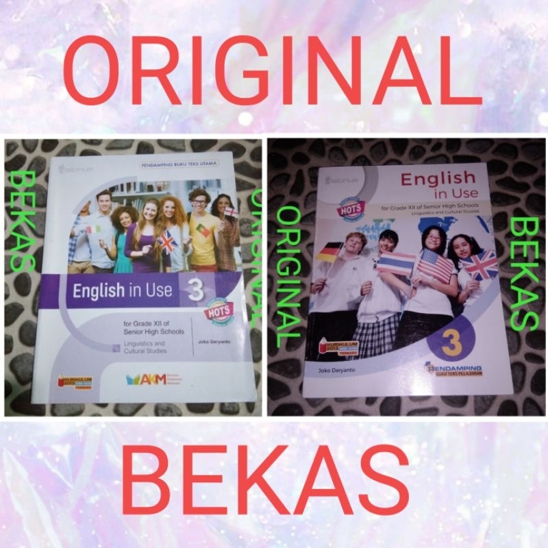 Jual Buku Bahasa Inggris English in Use kelas 12 XII 3 SMA Penerbit Platinum Tiga Serangkai ...