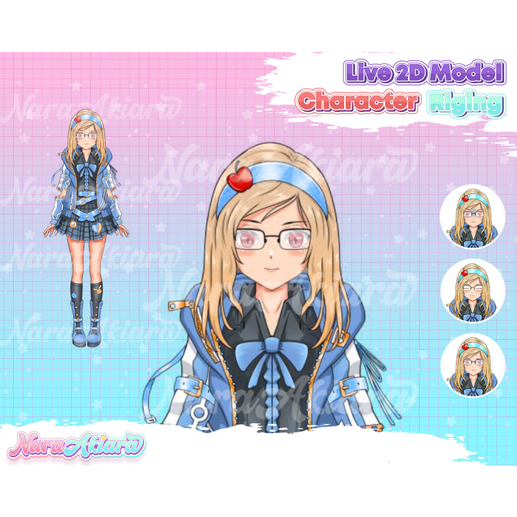 Jual Mulai Streaming Sekarang dengan Karakter Vtuber Anime Siap Pakai ...