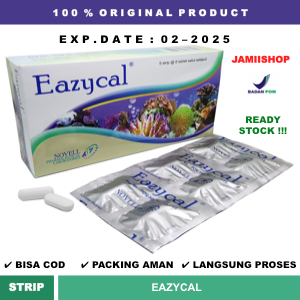 Jual EAZYCAL VITAMIN KALSIUM 1 BOX ISI 30 KAPLET / EAZYCAL IBU HAMIL / VITAMIN IBU HAMIL / ISI ...