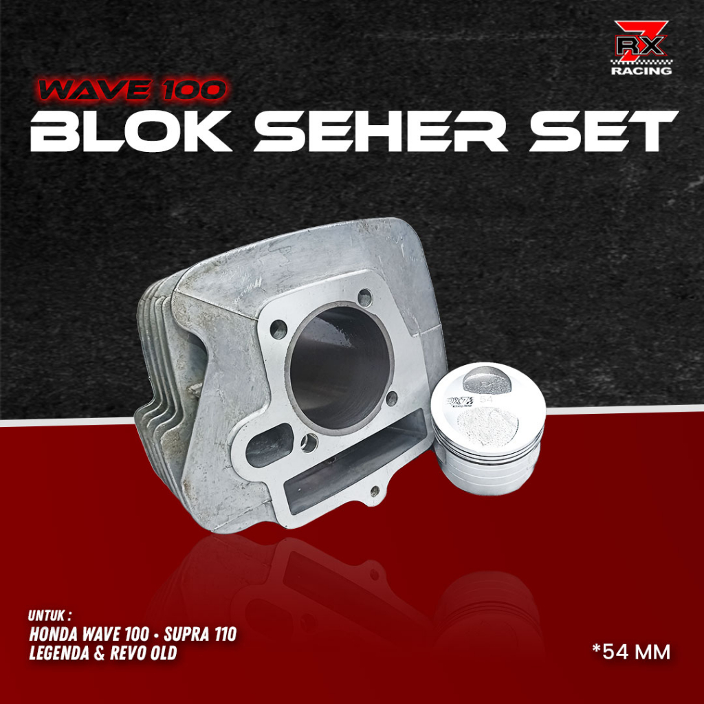 Jual Blok Seher Wave 110 Supra 110 Legenda Revo Lama Boreup Set ...