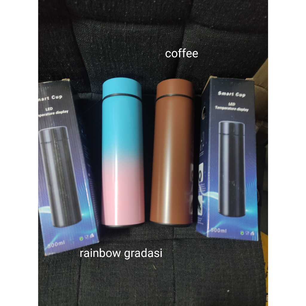 Jual thermos suhu temperature / smart led thermos / tumbler led digital ...