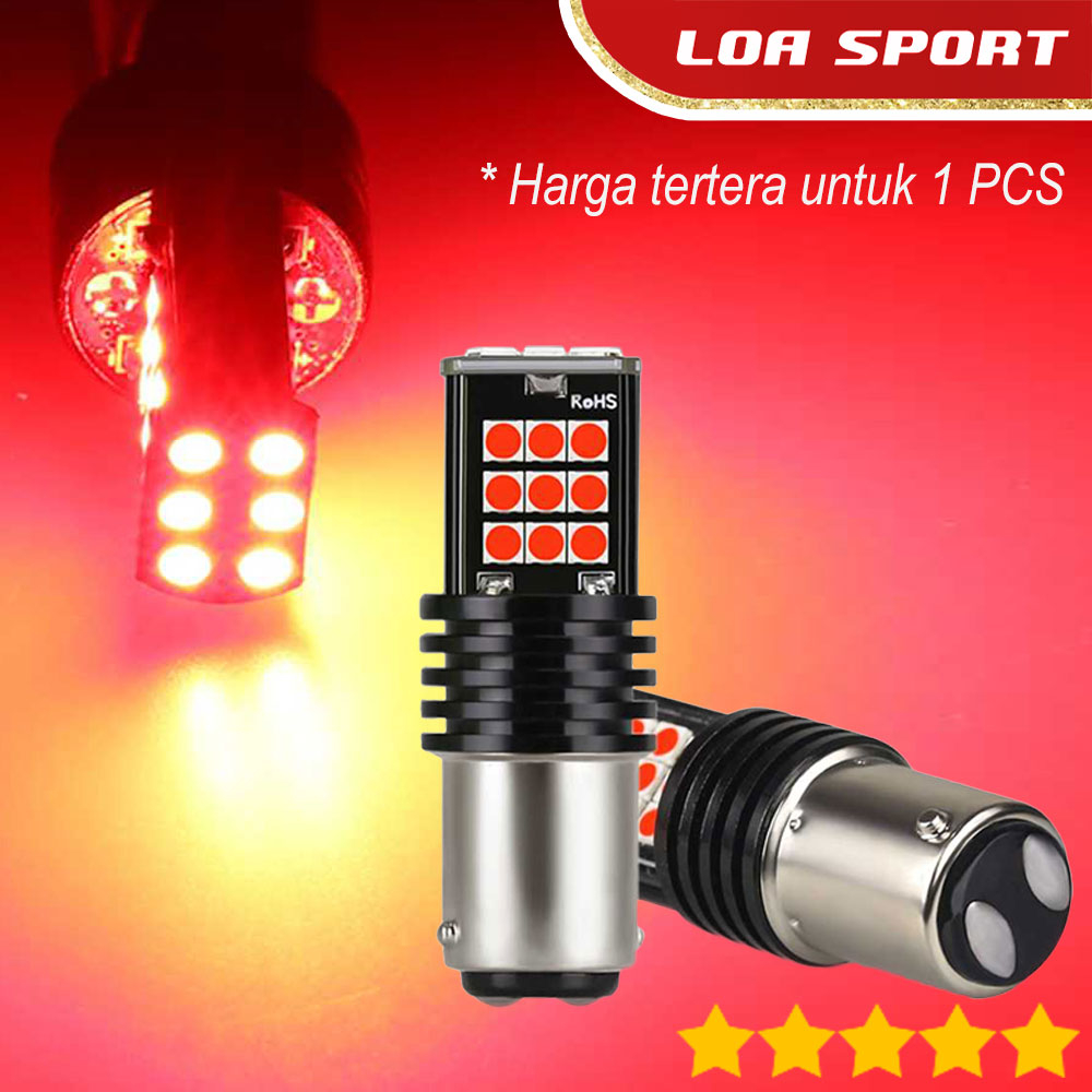 Jual Bohlam LED SMD Lampu Rem Mobil 1 PCS Soket Standard 1157 BAY15D ...