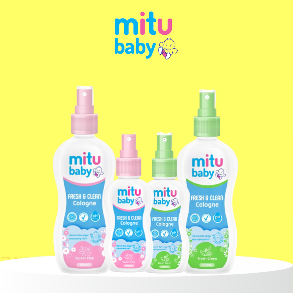 Jual Mitu Baby Fresh & Clean Cologne (50ml / 100ml) | Shopee Indonesia